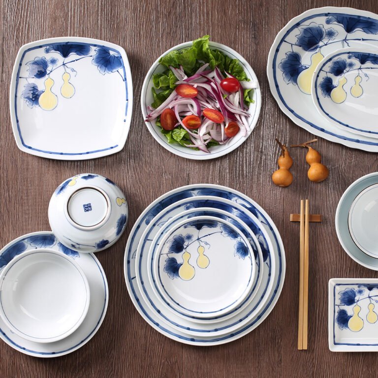 Hoist Blue And White Dinner Plate - becasaltd.com