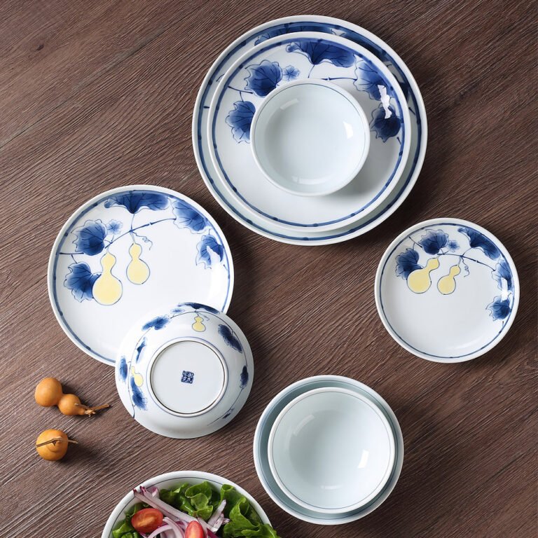 Hoist Blue And White Dinner Plate - becasaltd.com